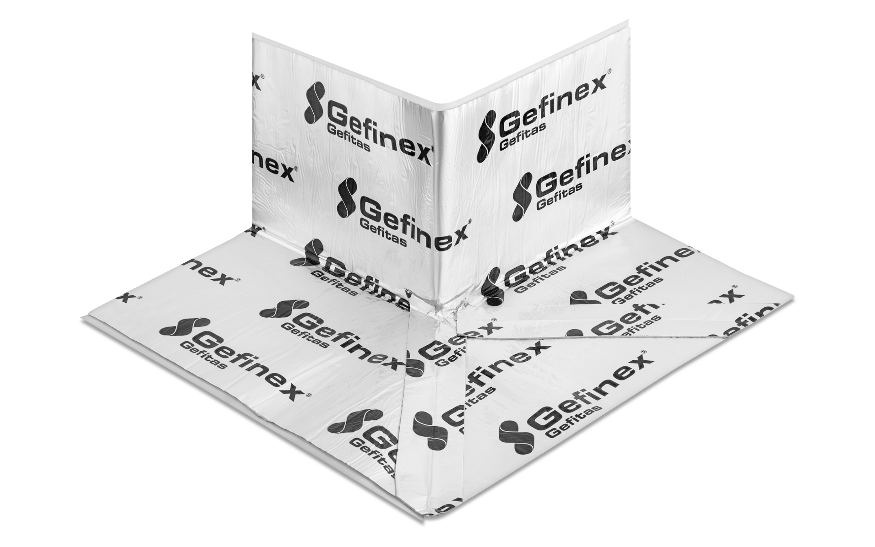 Radon-tight self-adhesive outside corner - Gefinex